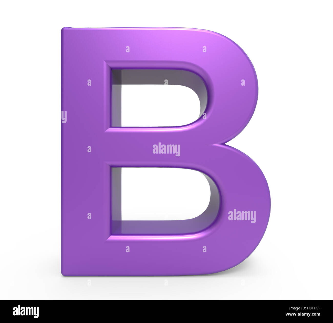 Purple Letter B