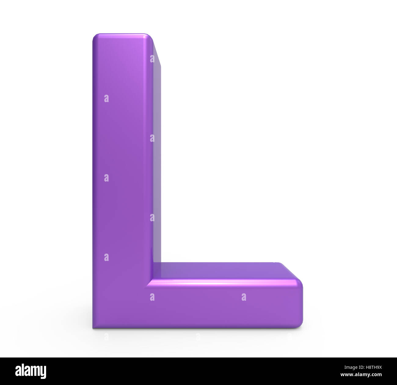 Purple Cursive Letter L Purple Cursive Letter L