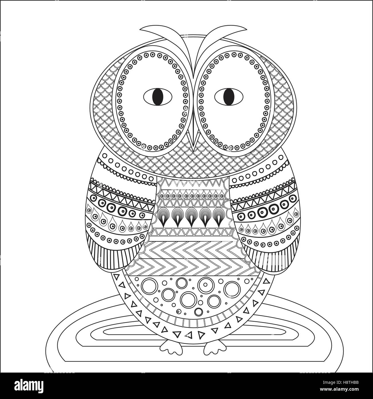Black and white illustration for coloring book Stock Vector Image & Art ...