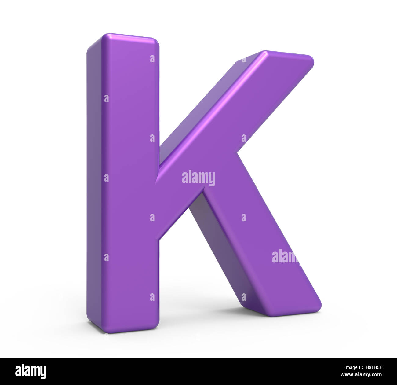 Purple Letter K