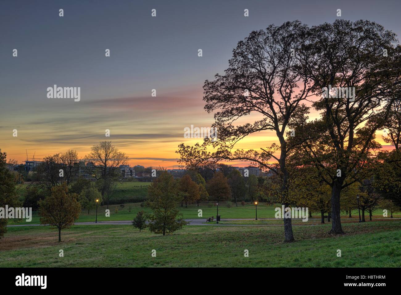 Primrose hill view night hi-res stock photography and images - Alamy