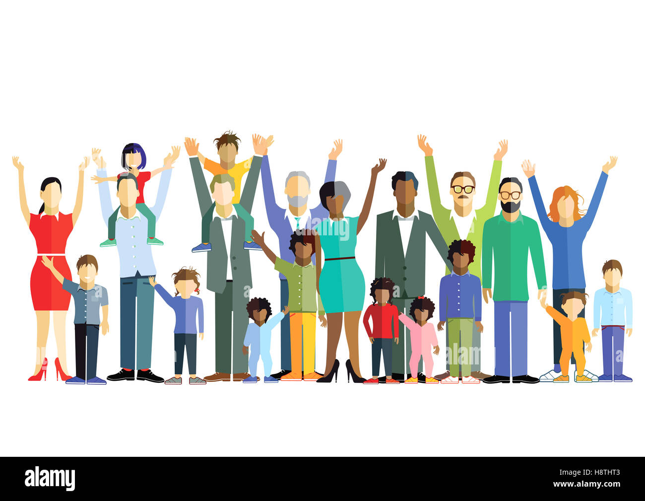 Children celebration Cut Out Stock Images & Pictures - Alamy