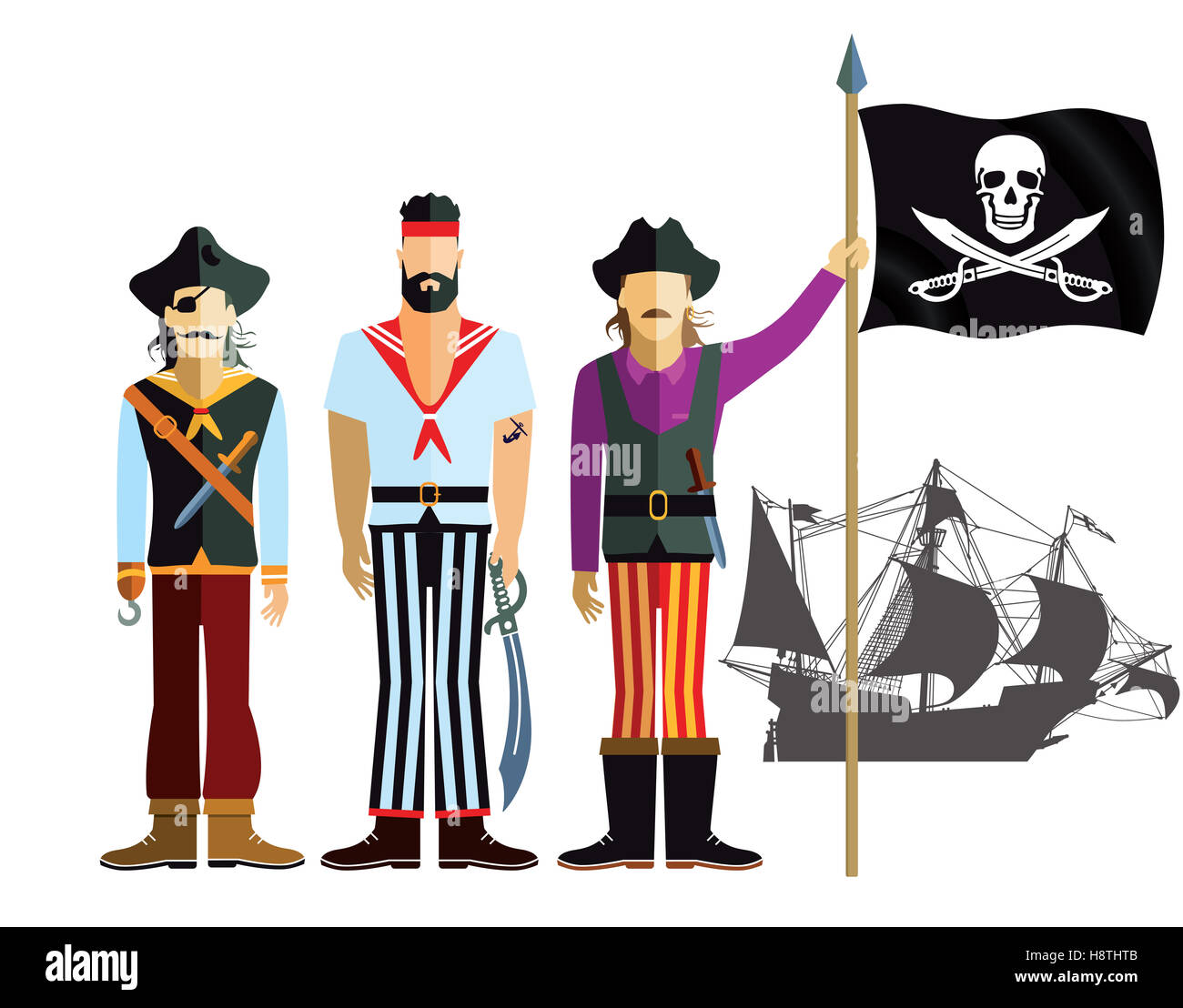 Buccaneer, corsair, pirate Stock Photo - Alamy