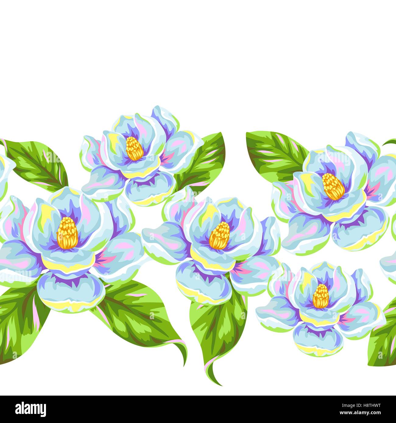 Magnolia Stock Vector Images - Alamy