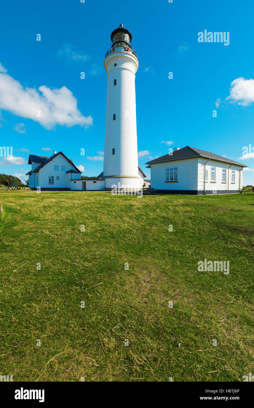 lighthouse in nature, landscape of Denmark Stock Photo - Alamy
