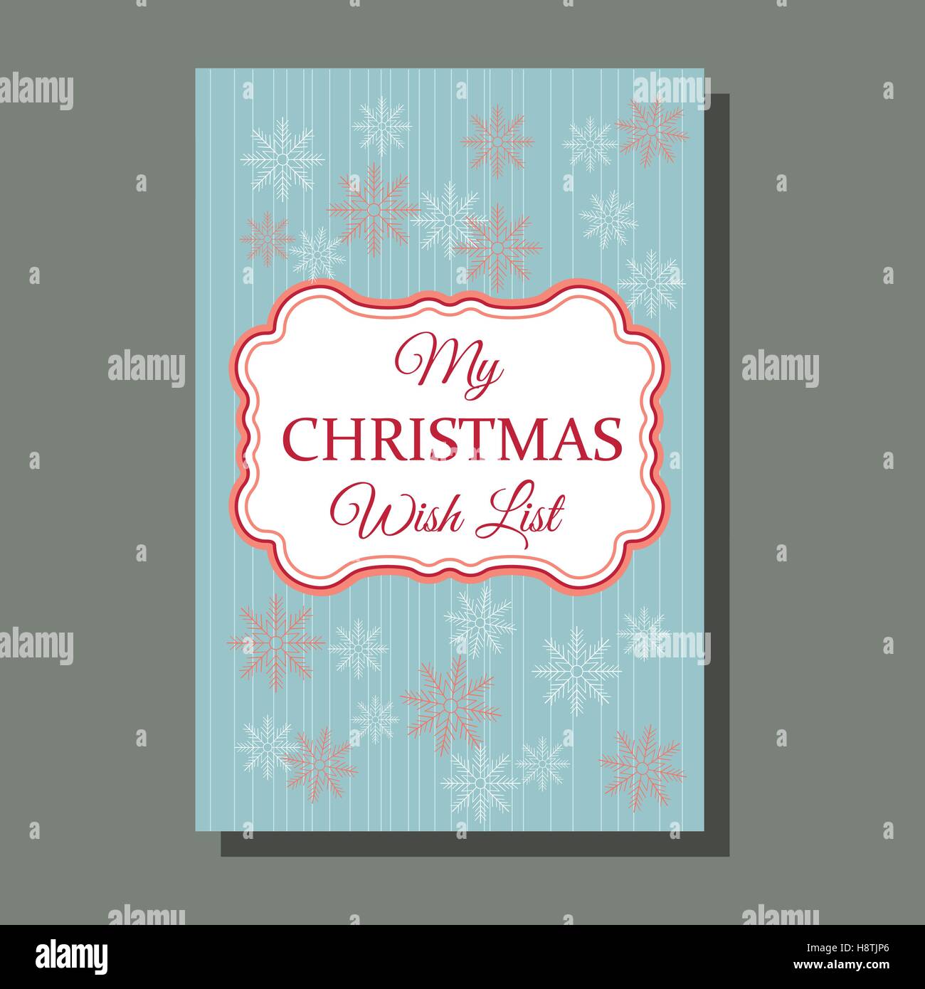 Vignette border happy christmas Stock Vector Images - Alamy