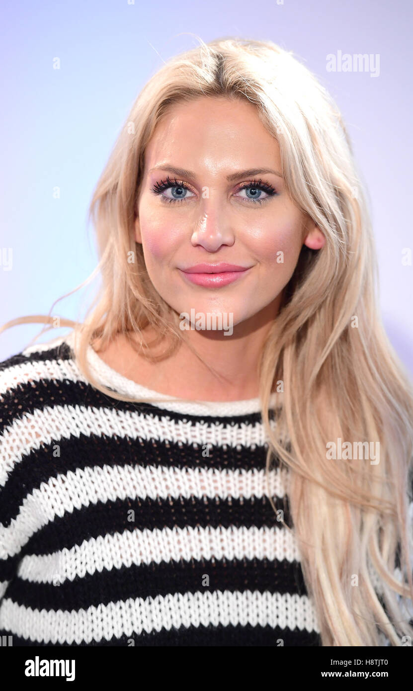 Stephanie Pratt, of Made in Chelsea, speaking at an AOL BUILD series ...