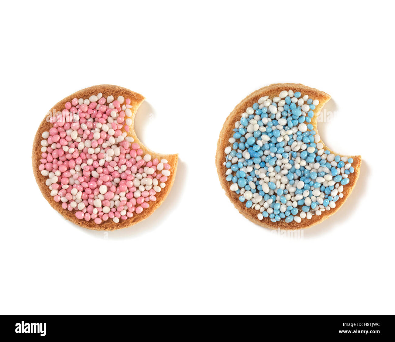 biscuits with dutch treats. Little mice. celebration of a child birth ...