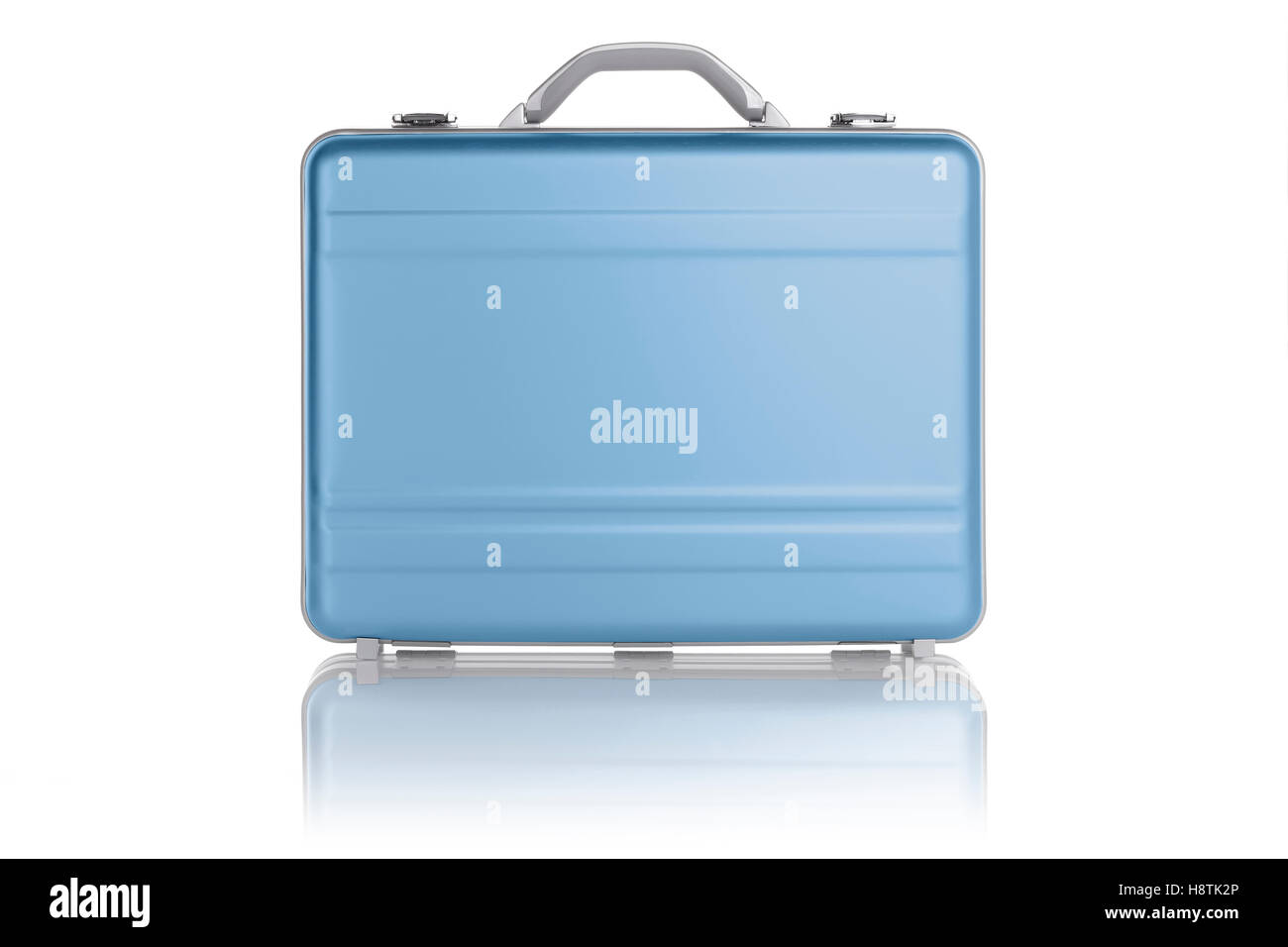 Blue lock on suitcase Cut Out Stock Images & Pictures - Alamy