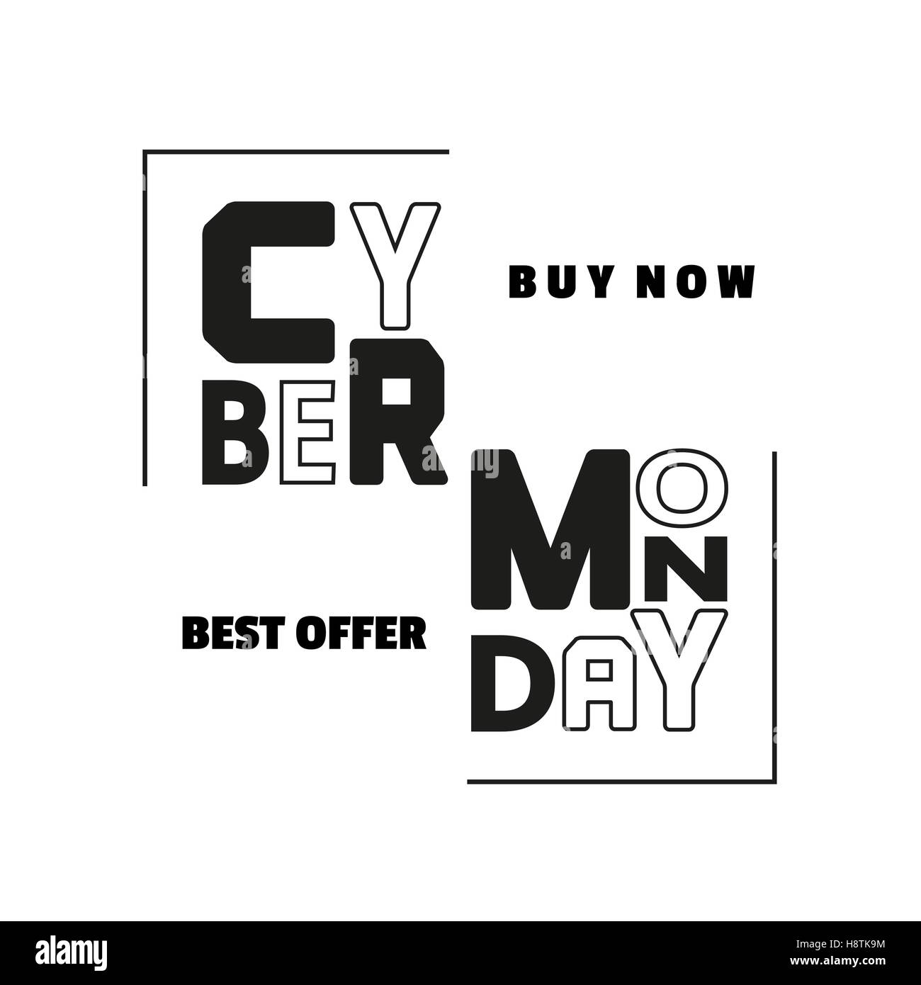 Cyber monday banner super Stock Vector Images - Alamy