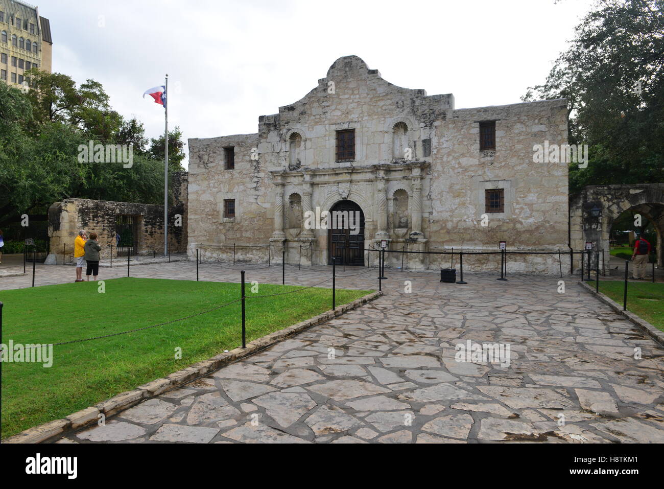 The Alamo at San Antonio in Texas Stock Photo - Alamy