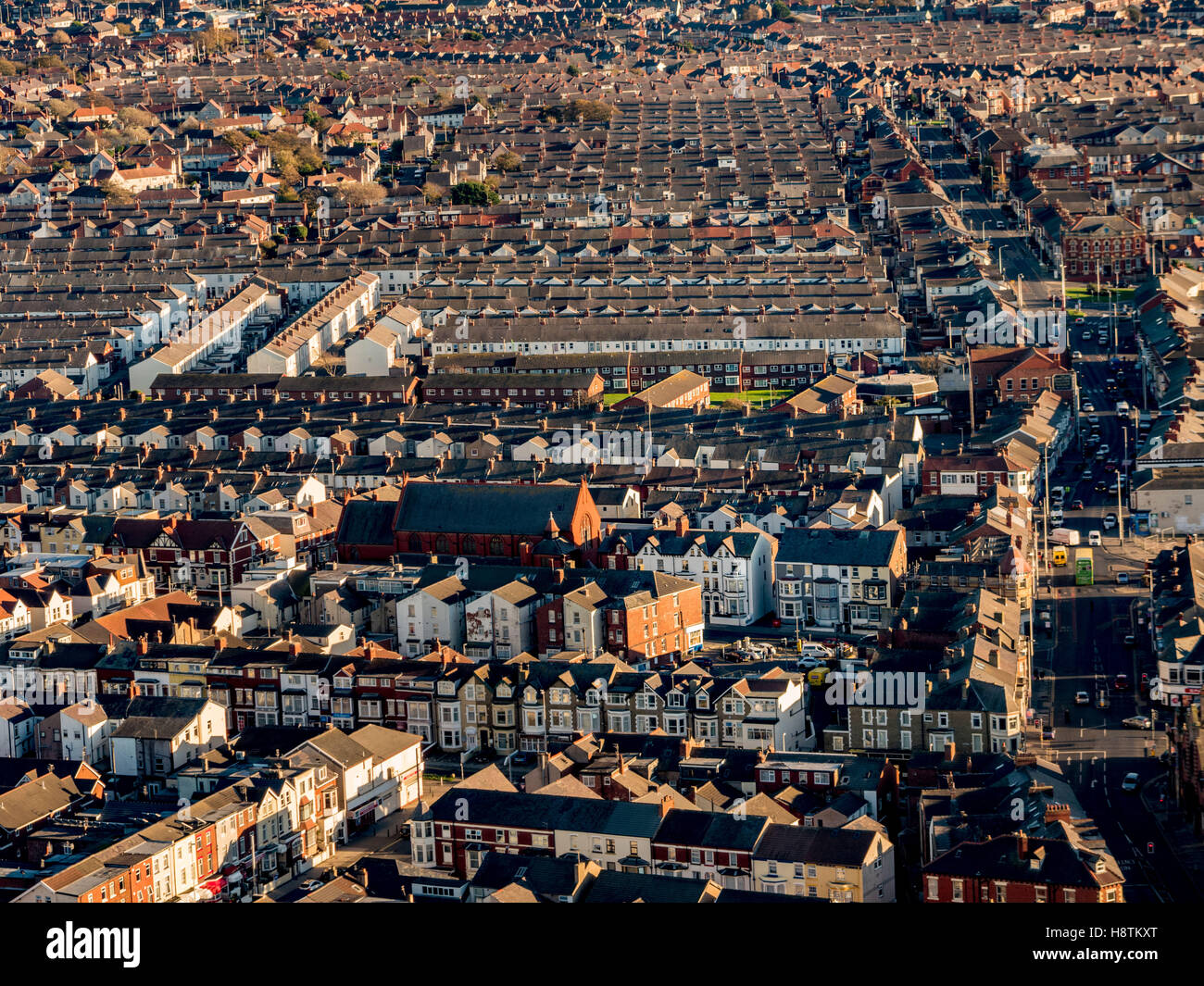 Aerial view of blackpool hi-res stock photography and images - Alamy