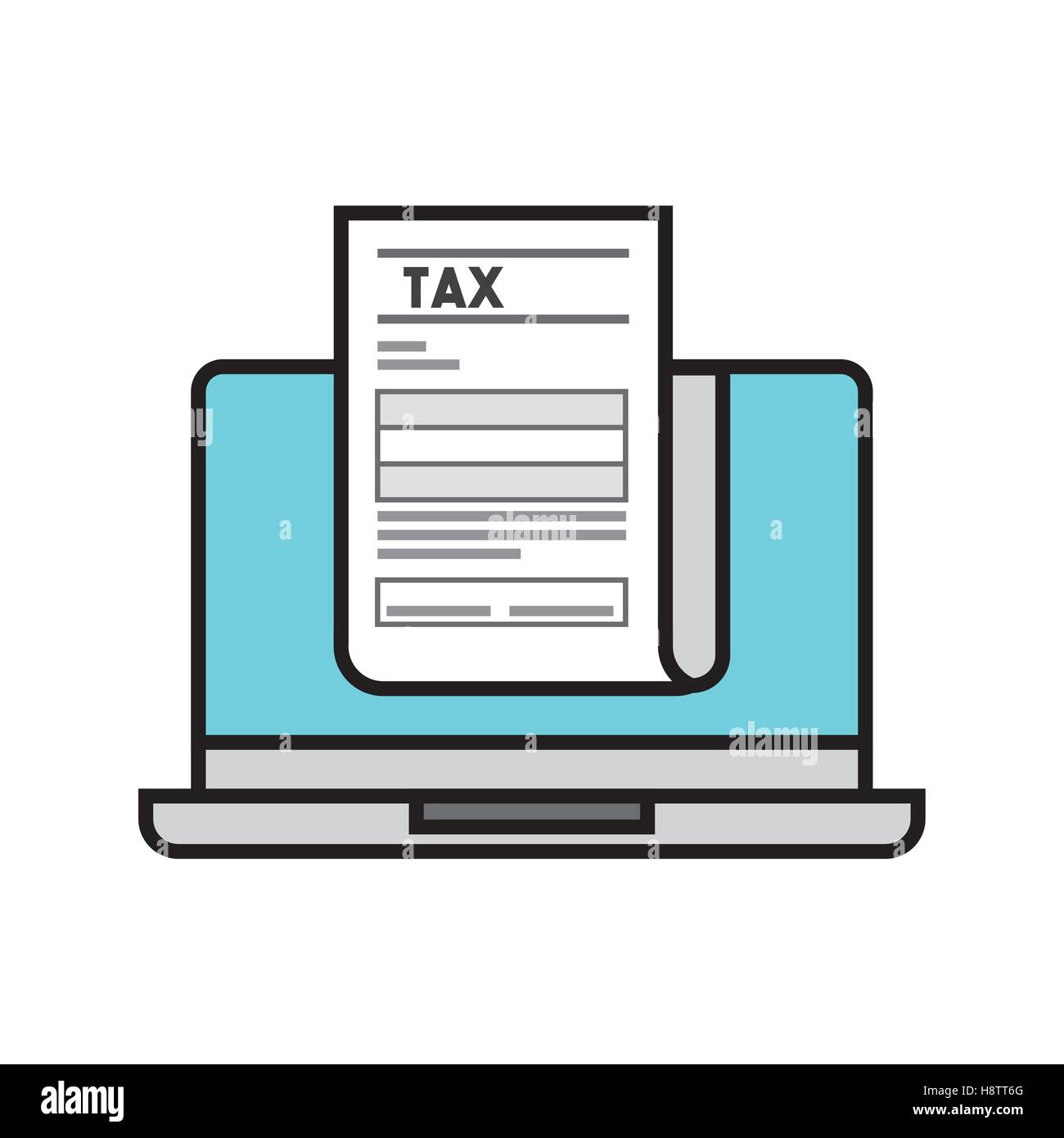 tax concept design over background. tax design. vector illustration ...