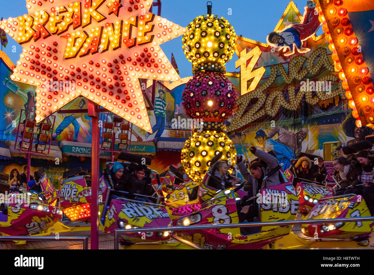 Klosterneuburg: funfair ride Breakdance Break dance, Wienerwald, Vienna ...
