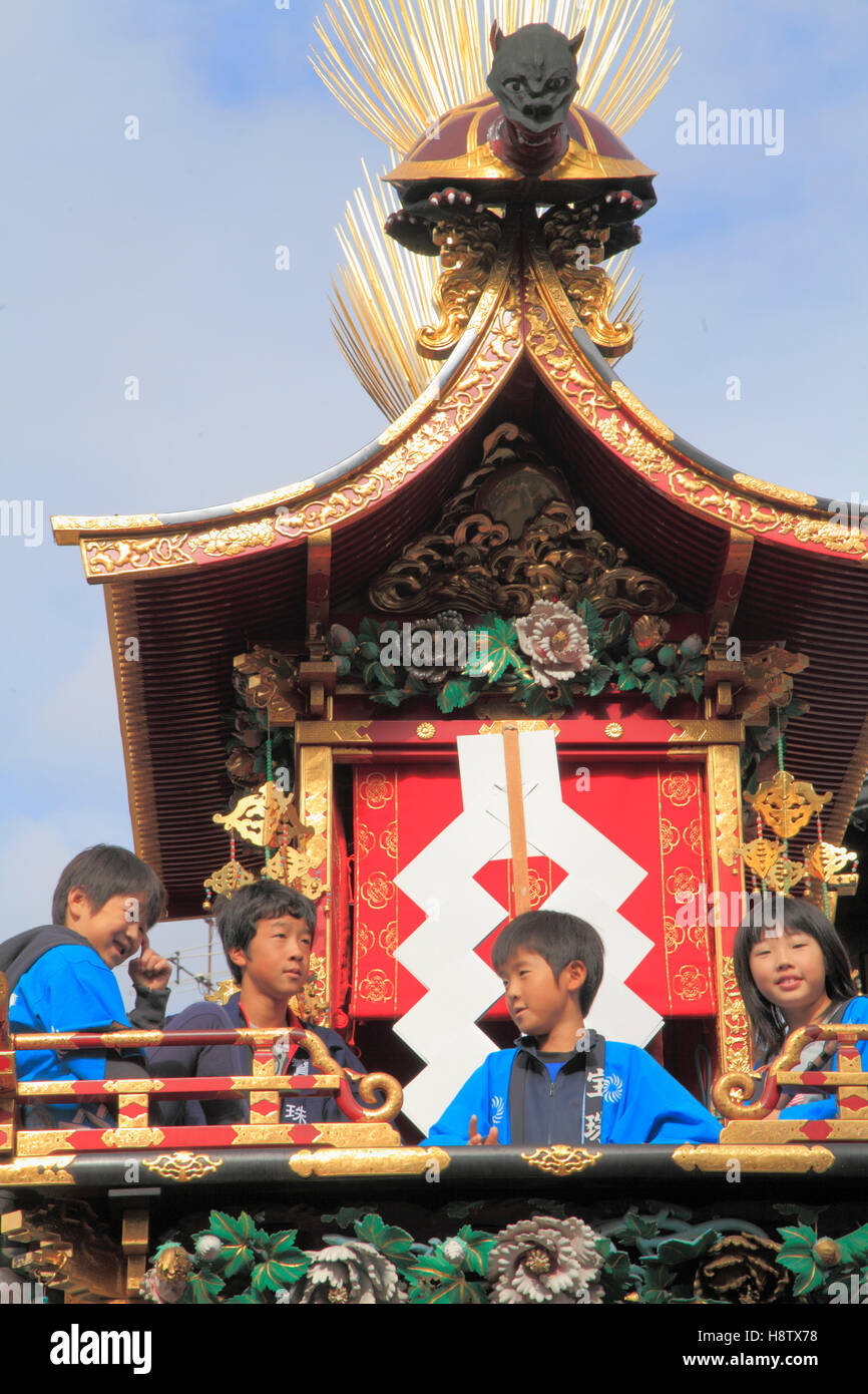 Japan, Gifu, Takayama, festival, float, people Stock Photo - Alamy