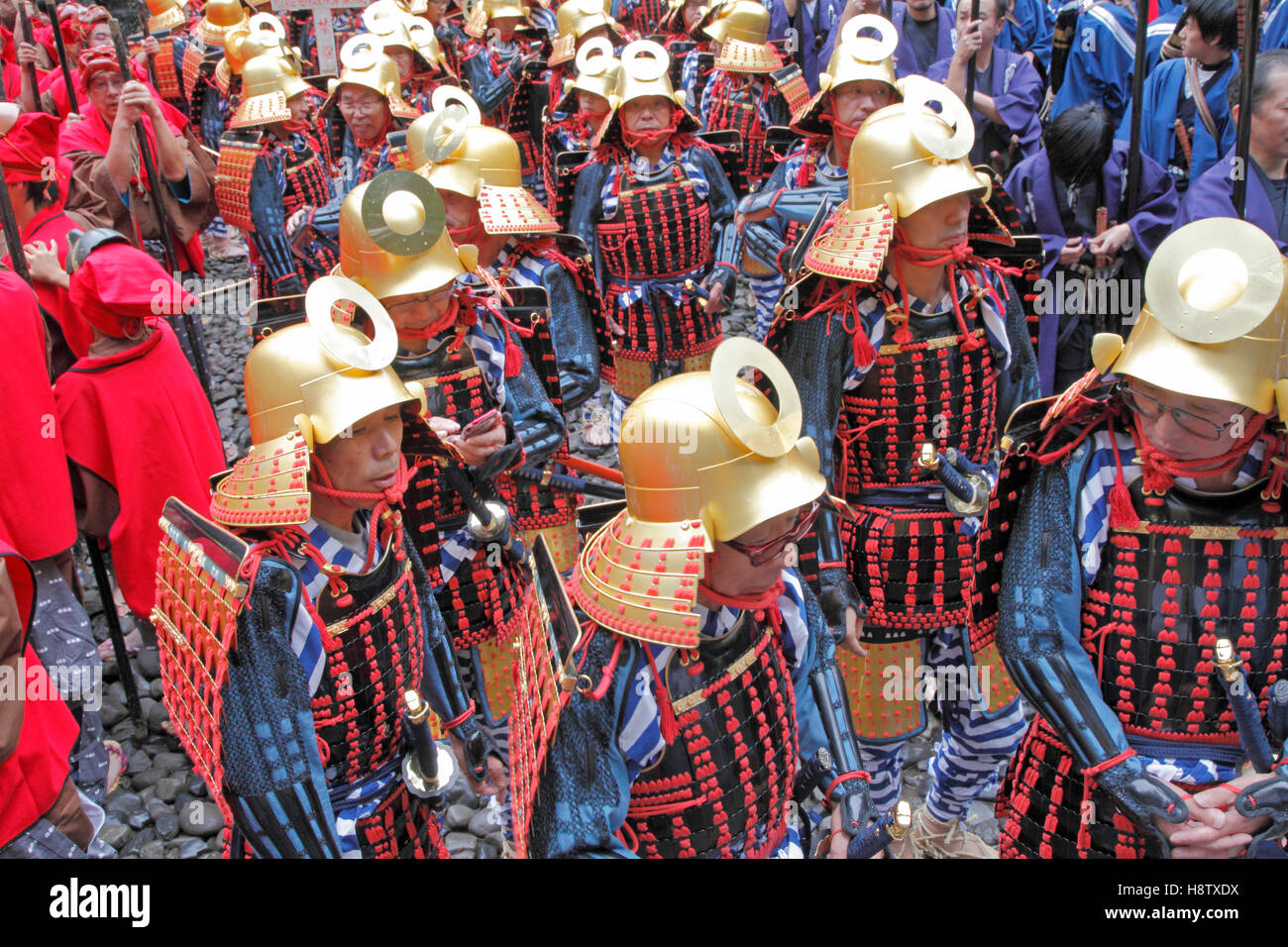 Japan, Nikko, festival, samurai parade, people Stock Photo - Alamy