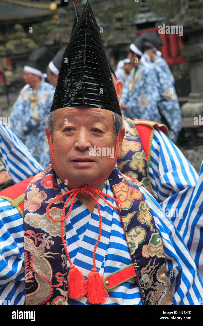Japan, Nikko, festival, samurai parade, people, man, portrait Stock ...