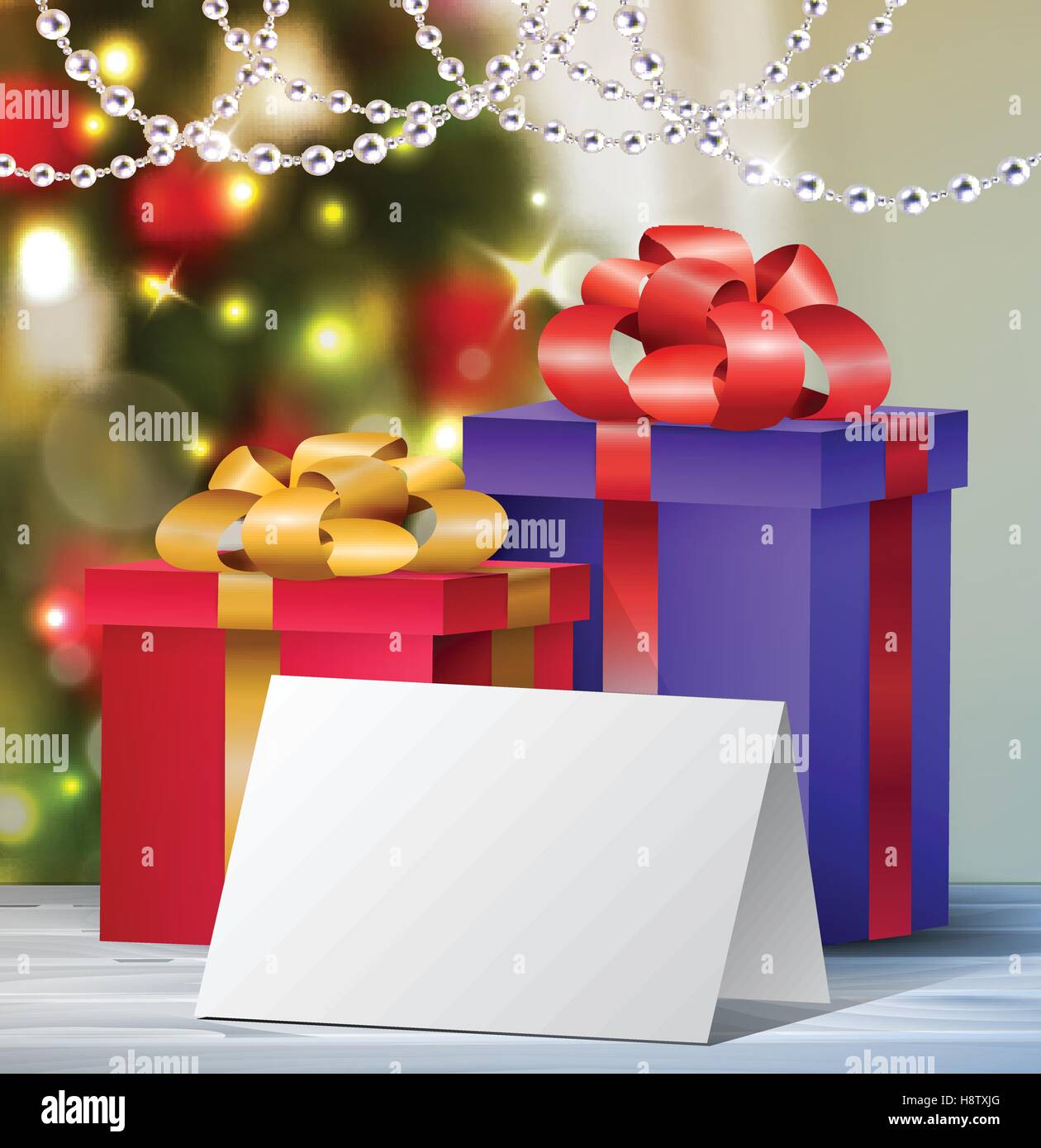 Greeting invitation card mock Stock Vector Images - Alamy