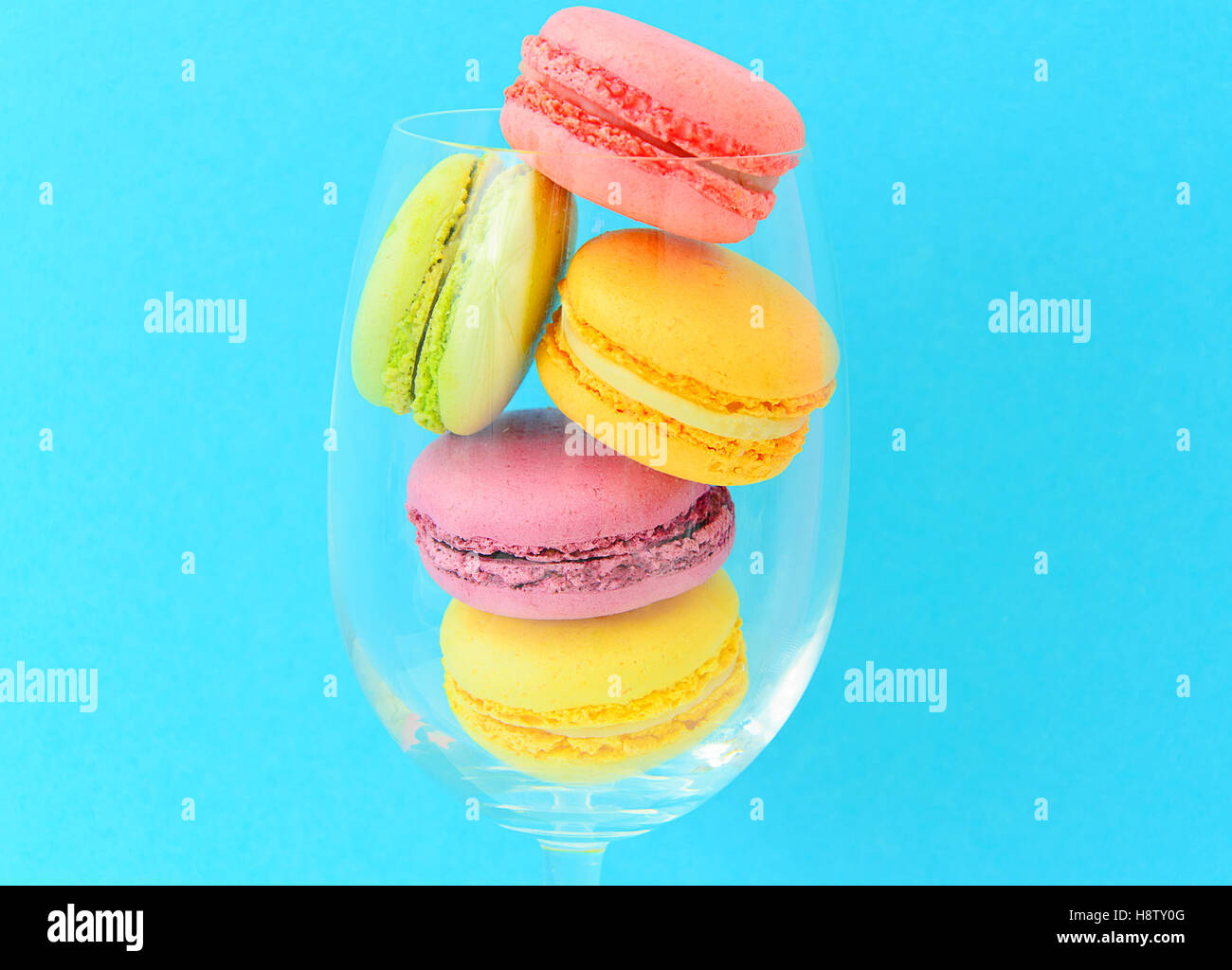 Sweet and Colourful French Macaroons Stock Photo - Alamy