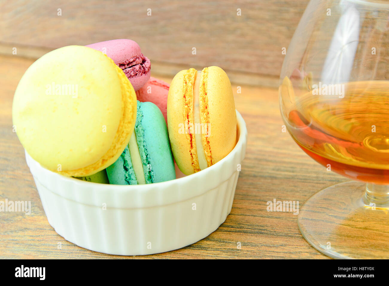 Sweet and Colourful French Macaroons Stock Photo - Alamy