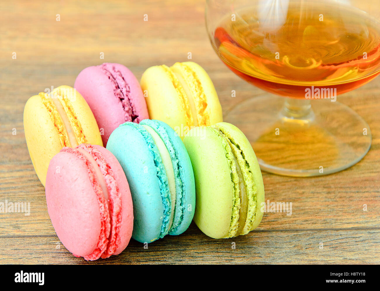 Sweet and Colourful French Macaroons Stock Photo - Alamy