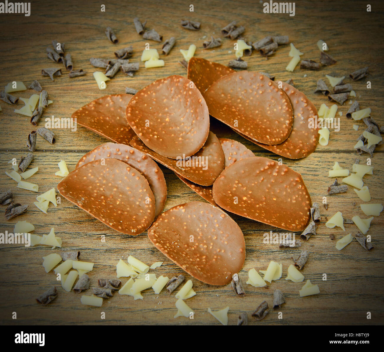 Sweet Edible Decorations: Chocolate Chips Stock Photo - Alamy