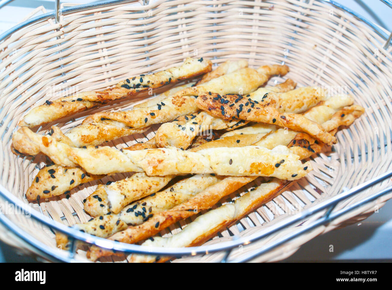 Sesame seed bread sticks hi-res stock photography and images - Alamy