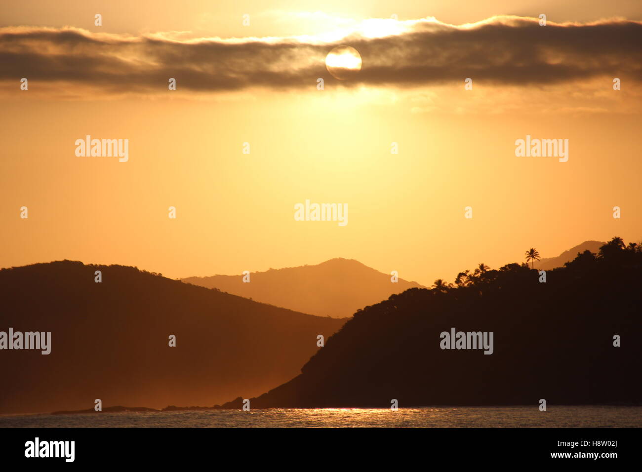 Sunset in Brazil Stock Photo - Alamy