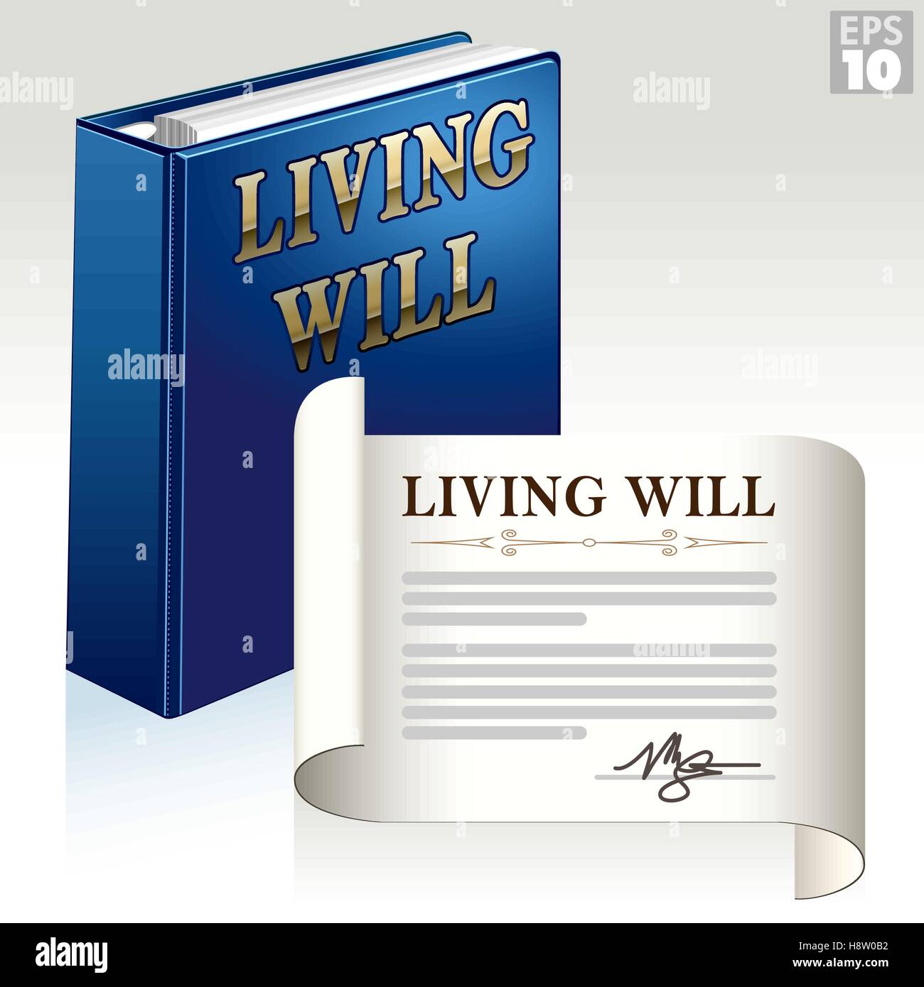 Living will vector vectors hi-res stock photography and images - Alamy