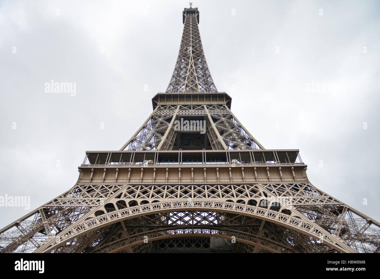 Eiffel Tower, Paris, France, Europe - seen from below Stock Photo - Alamy