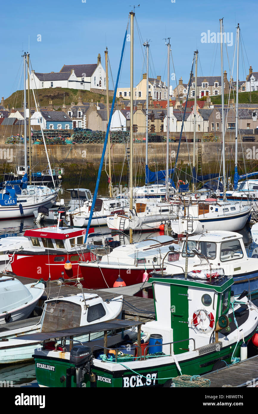Findochty harbour, Moray, Scotland Stock Photo - Alamy