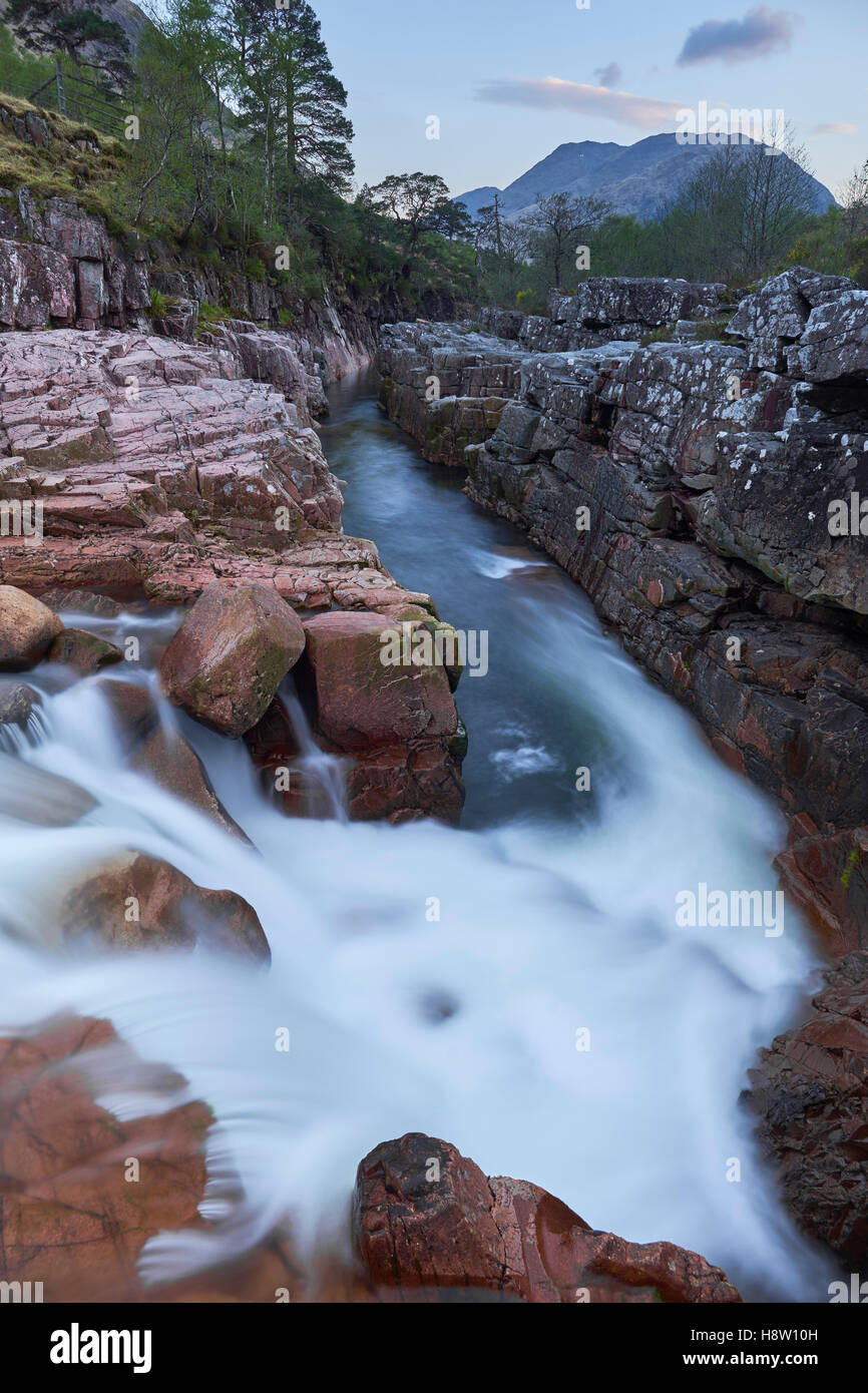 The River Etive cascading through a gorge, Scotland Stock Photo - Alamy