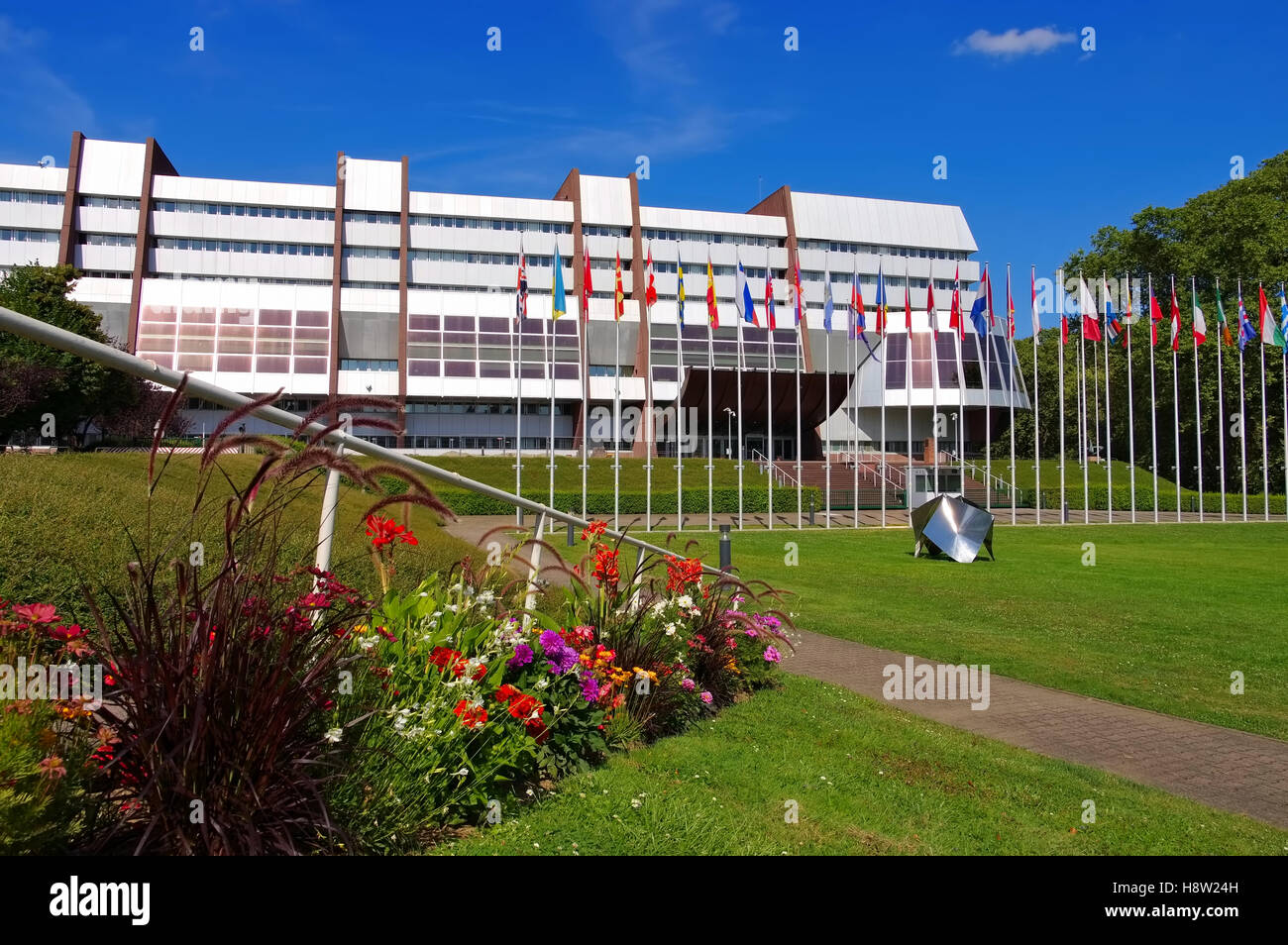 Europarat Gebäude in Strassburg - Council of Europe building in ...