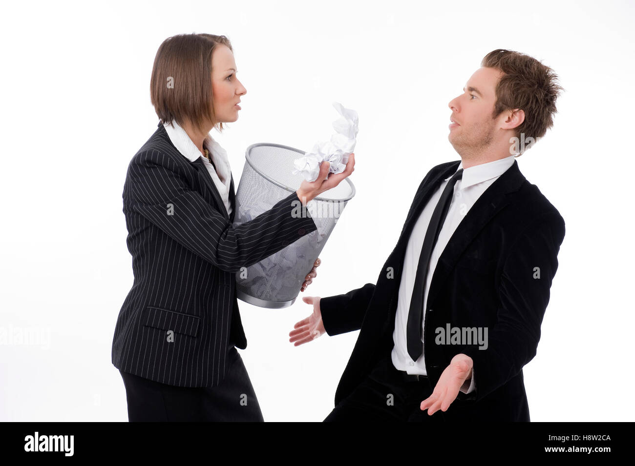 People fighting in business suits hi-res stock photography and images ...