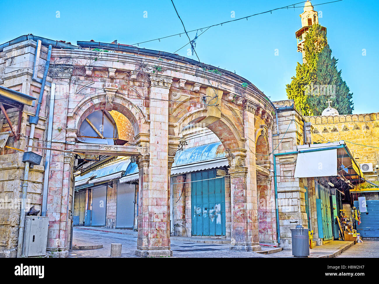 Christian quarter market jerusalem hi-res stock photography and images ...