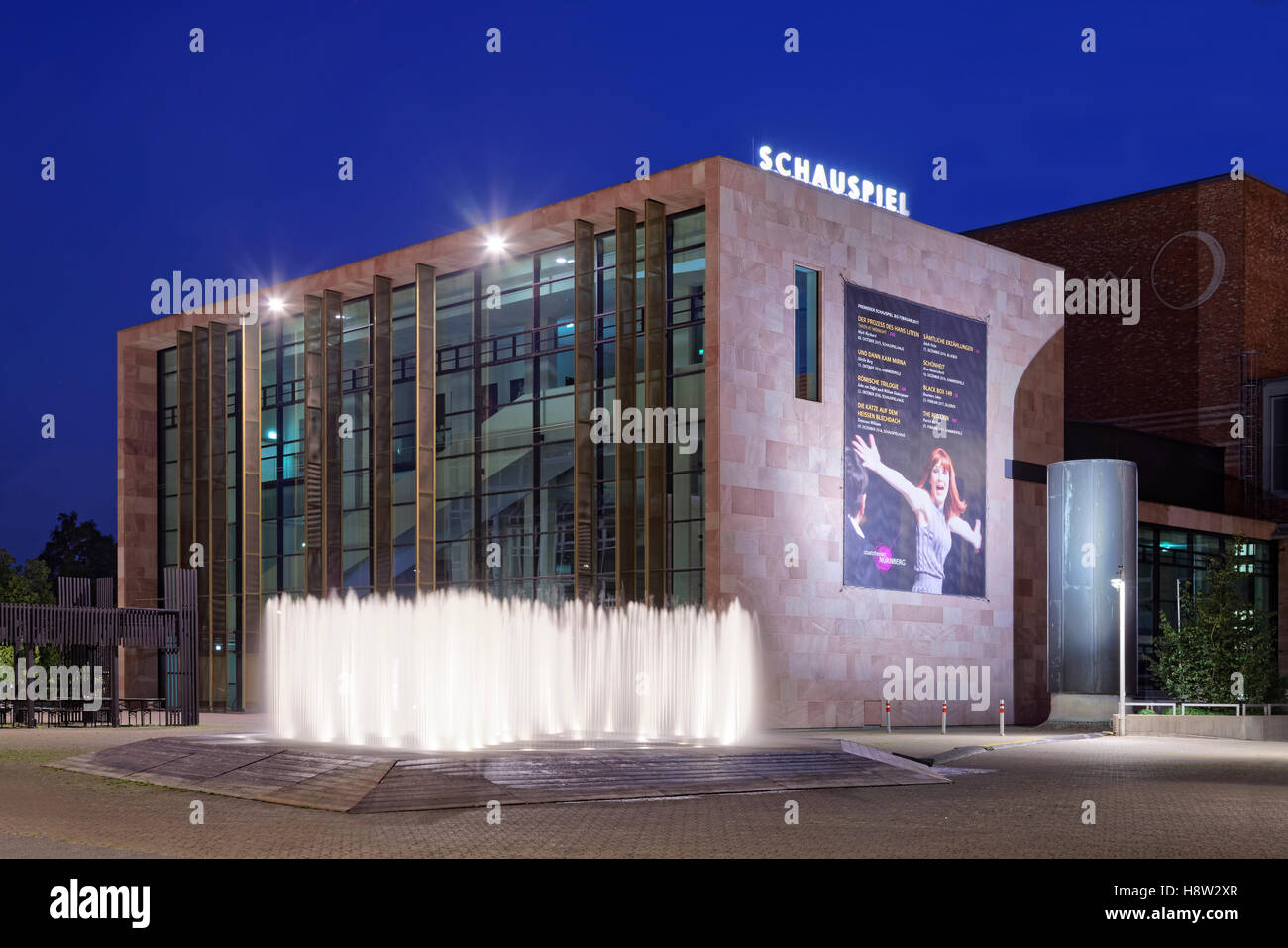 State Theatre, Hexagonal Water Pavilion designed by Jeppe Hein ...