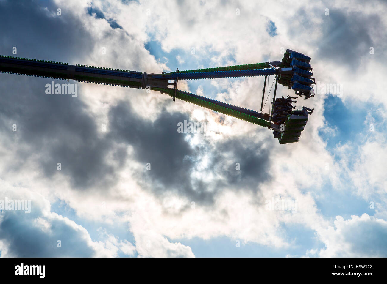 Fun fair, carousel Stock Photo - Alamy
