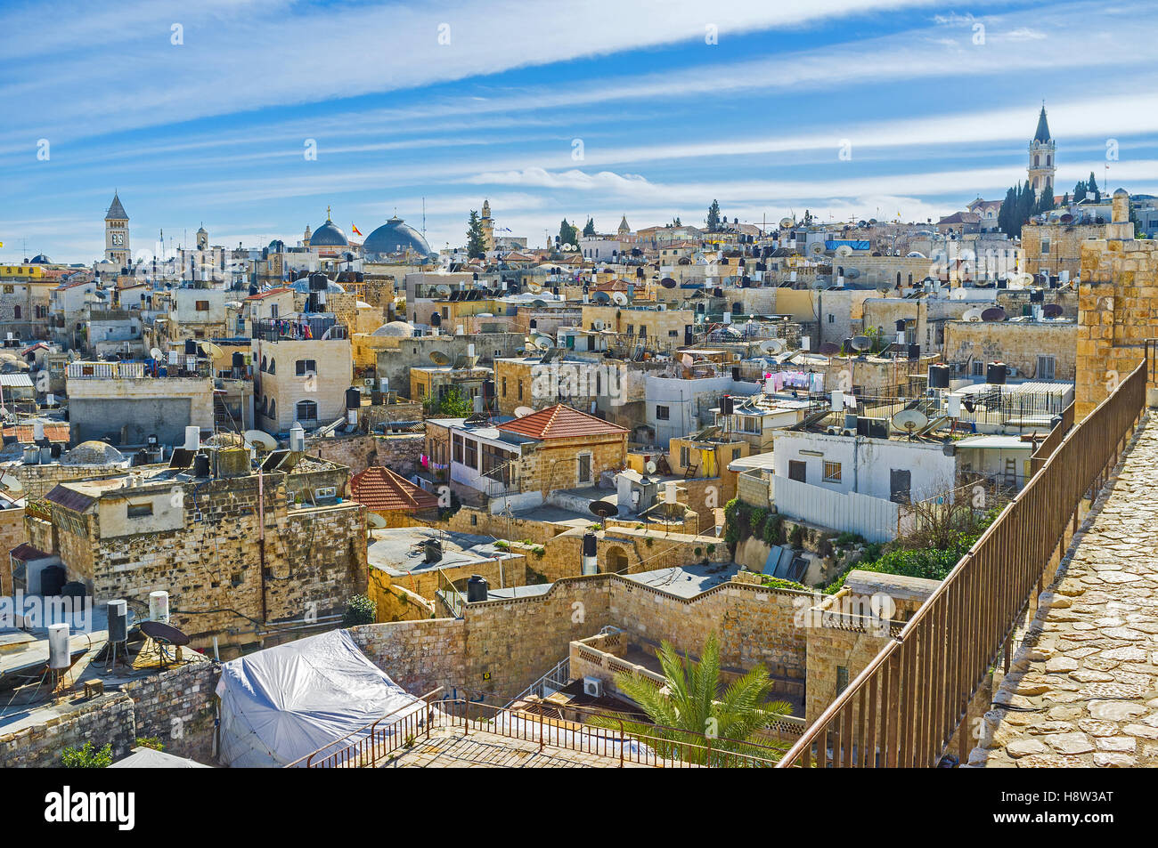 The massive ramparts are the best place for the midday walks, enjoying ...