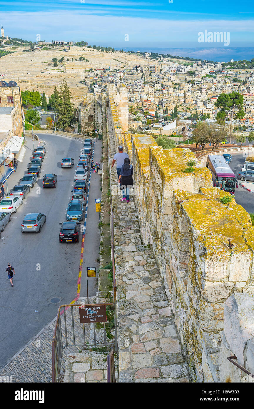 Rampart walk jerusalem israel hi-res stock photography and images - Alamy