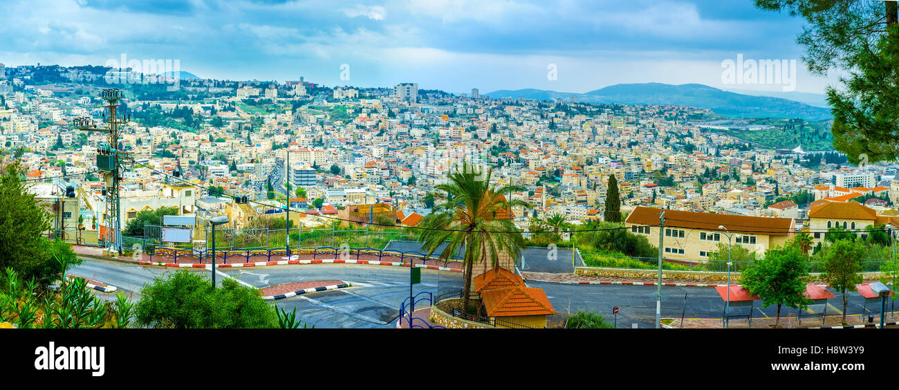 Nazareth aerial hi-res stock photography and images - Alamy