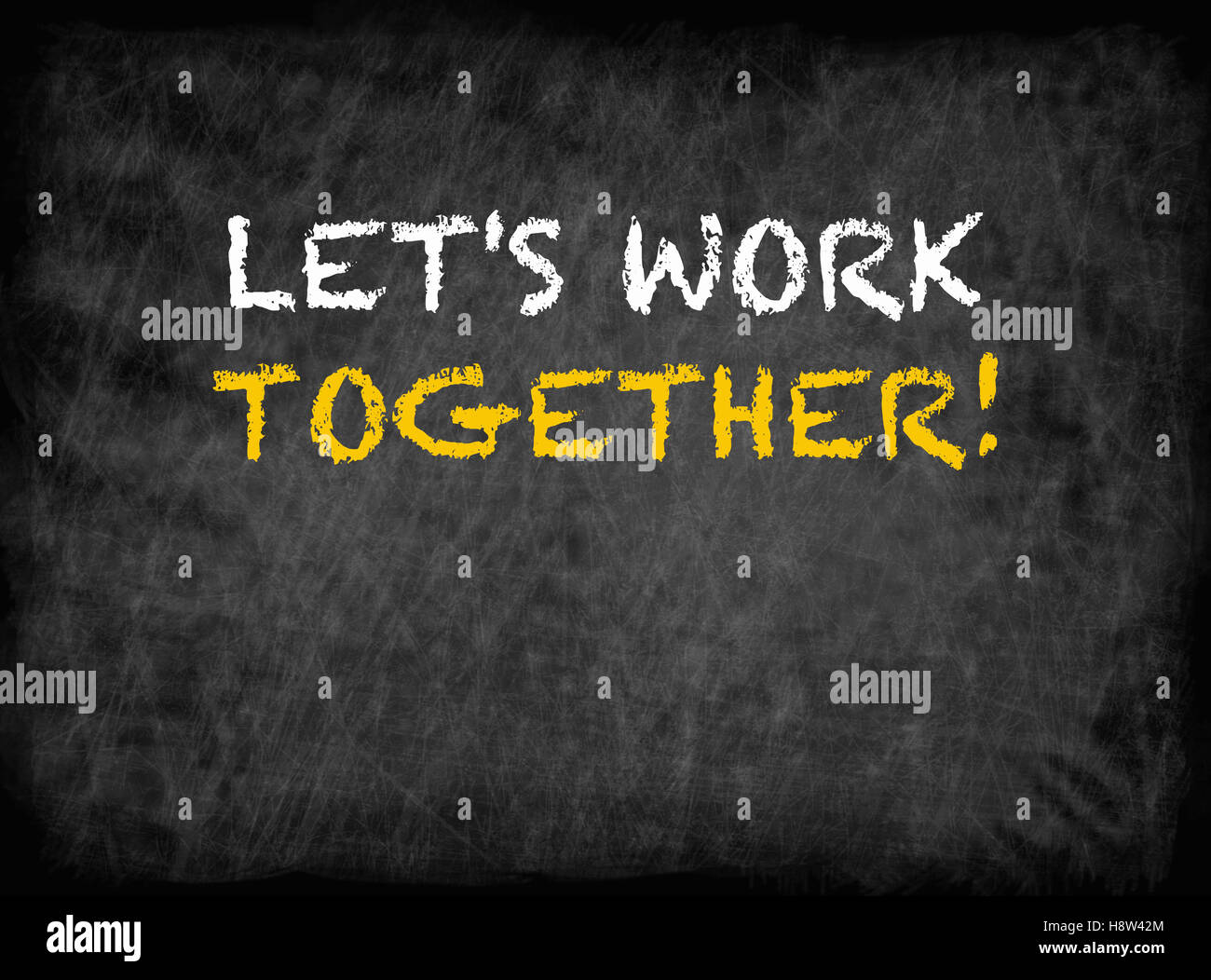 Lets work together hi-res stock photography and images - Alamy