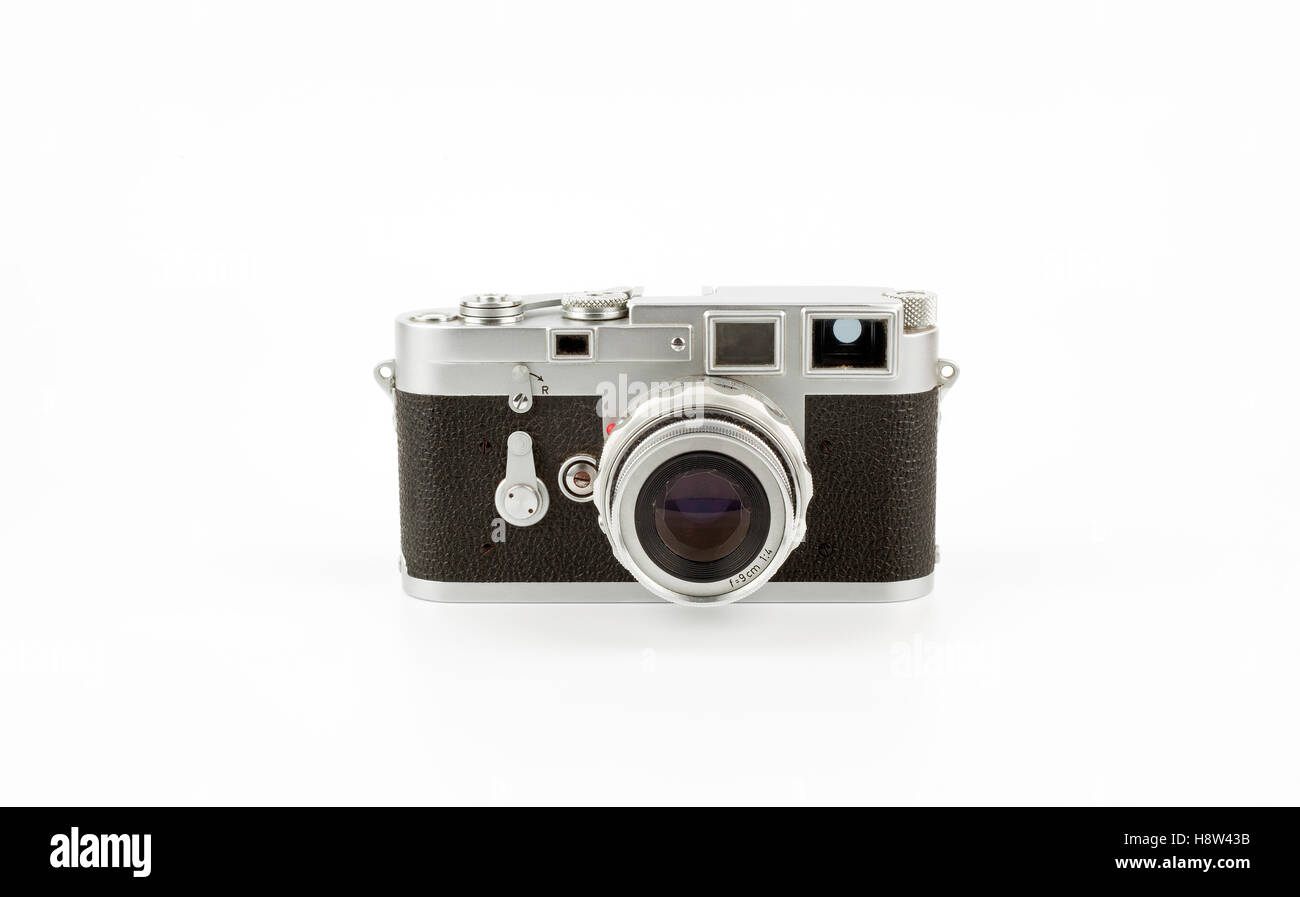 Vintage leica camera Cut Out Stock Images & Pictures - Alamy
