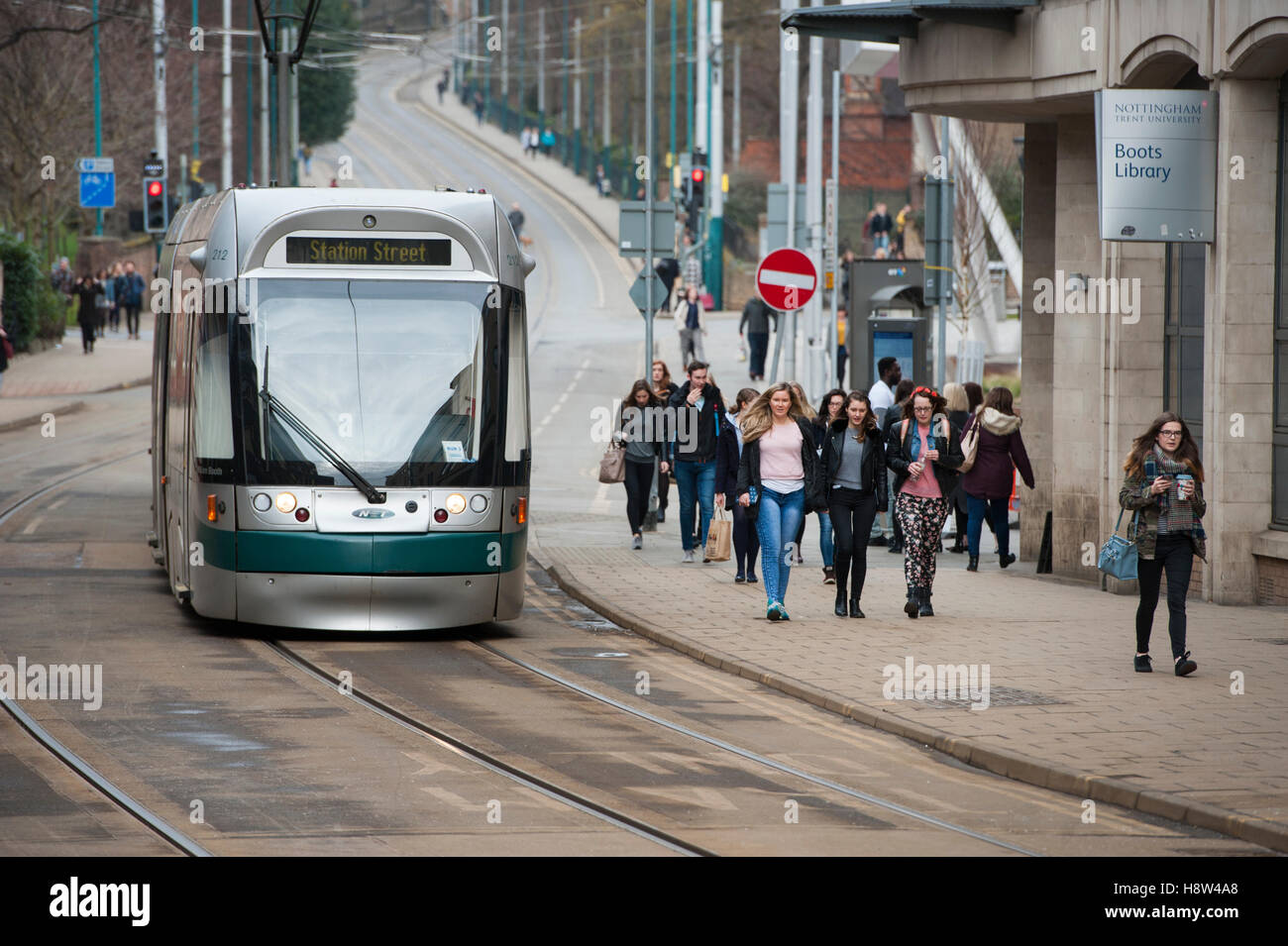 Queue Of Trams High Resolution Stock Photography and Images - Alamy