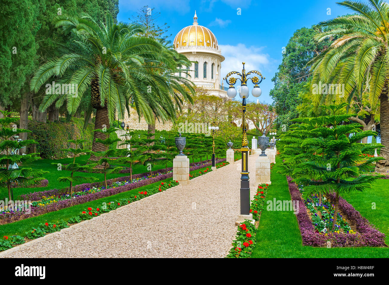 The Bahai Garden is the best place to enjoy the beauty of nature and ...