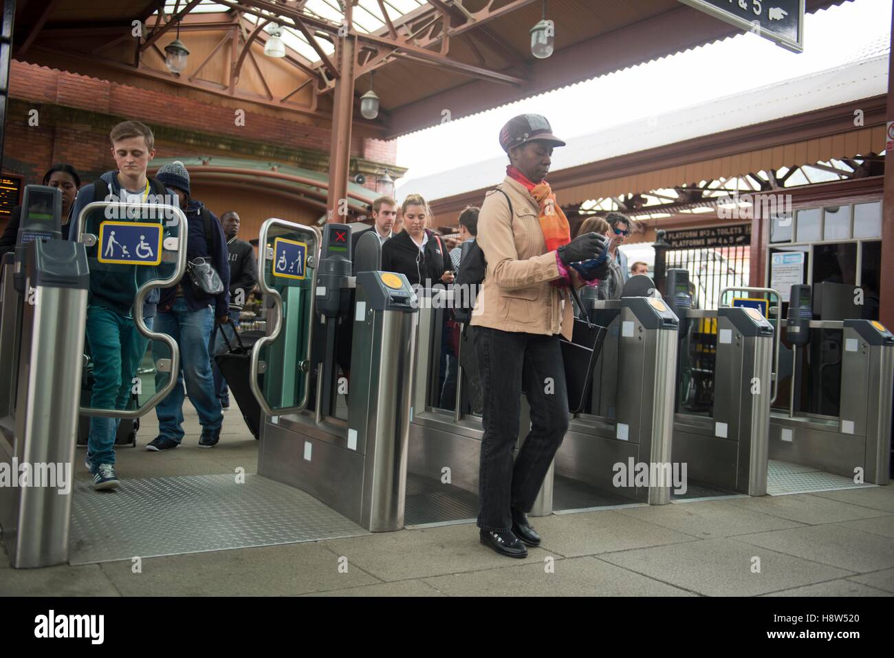 Rail Ticket Barrier Stock Photos & Rail Ticket Barrier Stock Images - Alamy