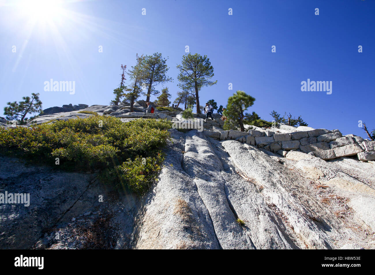 Half dome yosemite climb hi-res stock photography and images - Alamy