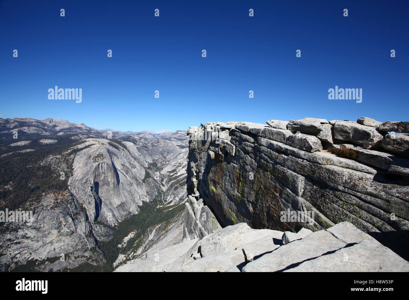Half Dome Yosemite Climb High Resolution Stock Photography and Images ...