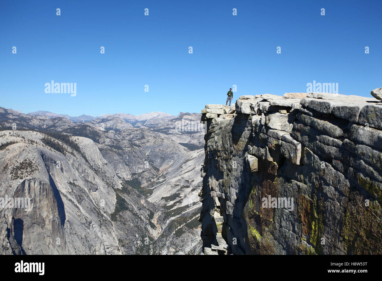 Half Dome Yosemite Climb High Resolution Stock Photography and Images ...