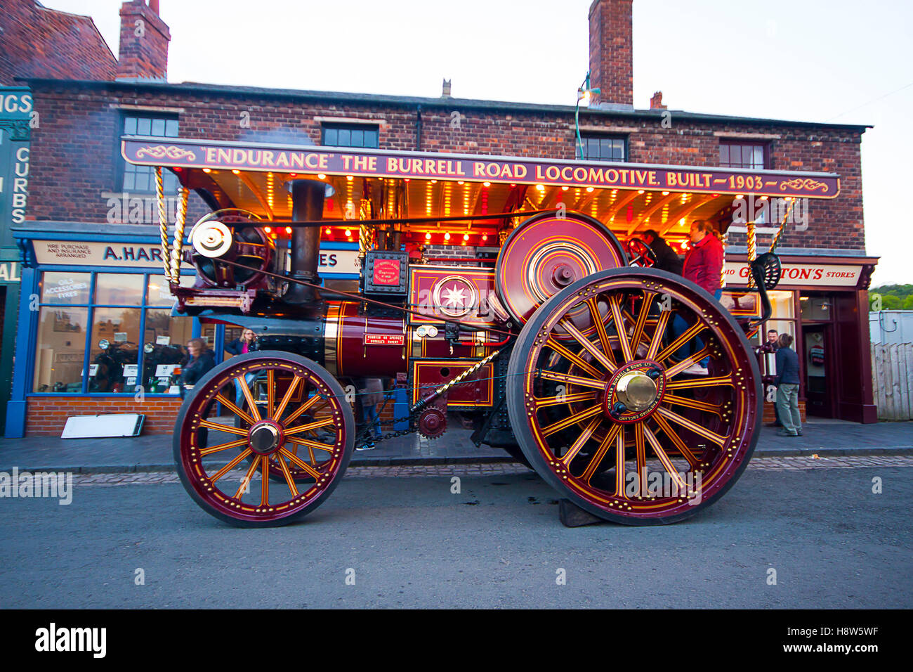 Old steam powered tractor hi-res stock photography and images - Alamy