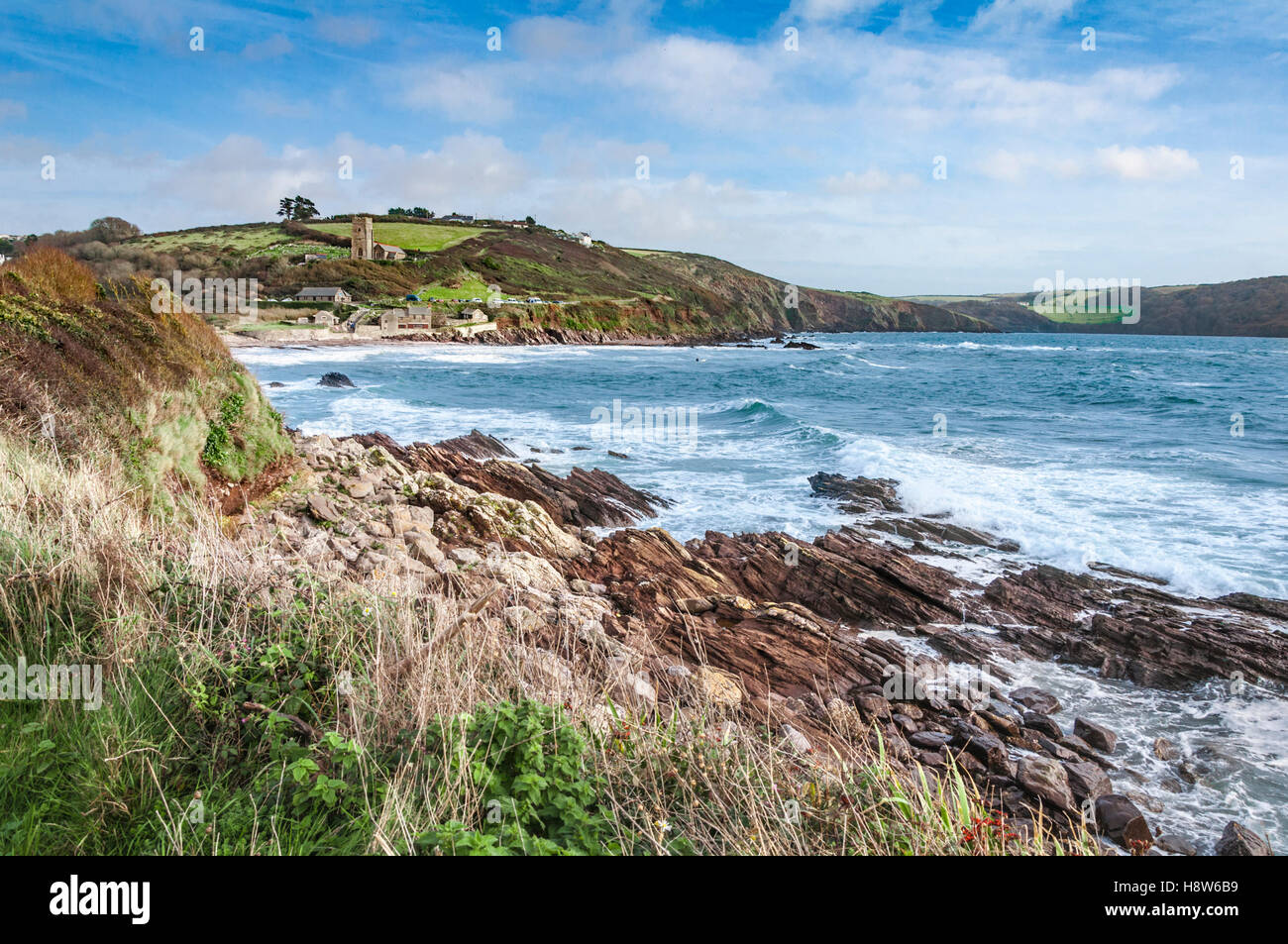 Lower devonian wembury siltstones hi-res stock photography and images ...